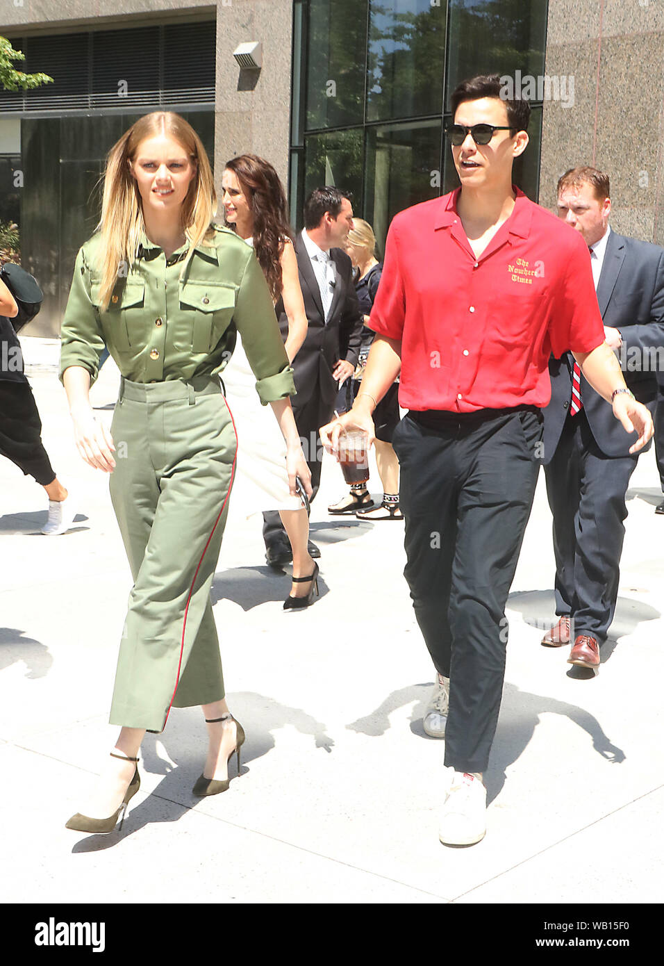 New York, USA. 22nd Aug, 2019. August 22, 2019 Samara Weaving at Peope ...