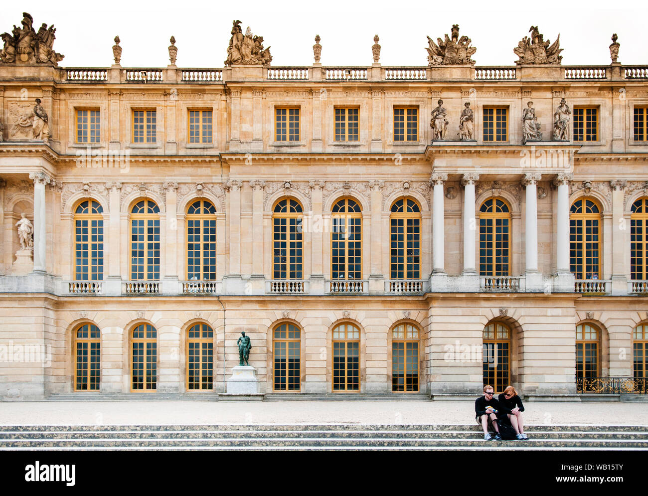 On the balcony of the palace at versailles hi-res stock photography and ...