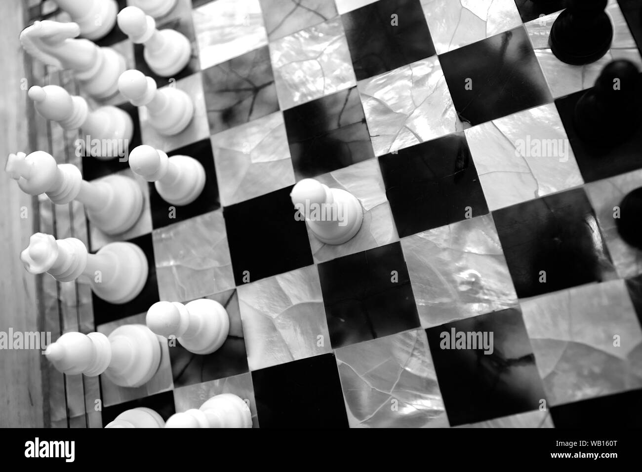 Chess pieces black background hi-res stock photography and images - Alamy