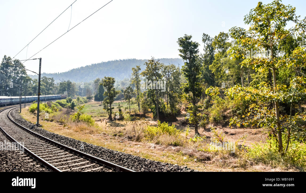 Train Journey In India on a mesmerizing railway tracks in Konkan ...