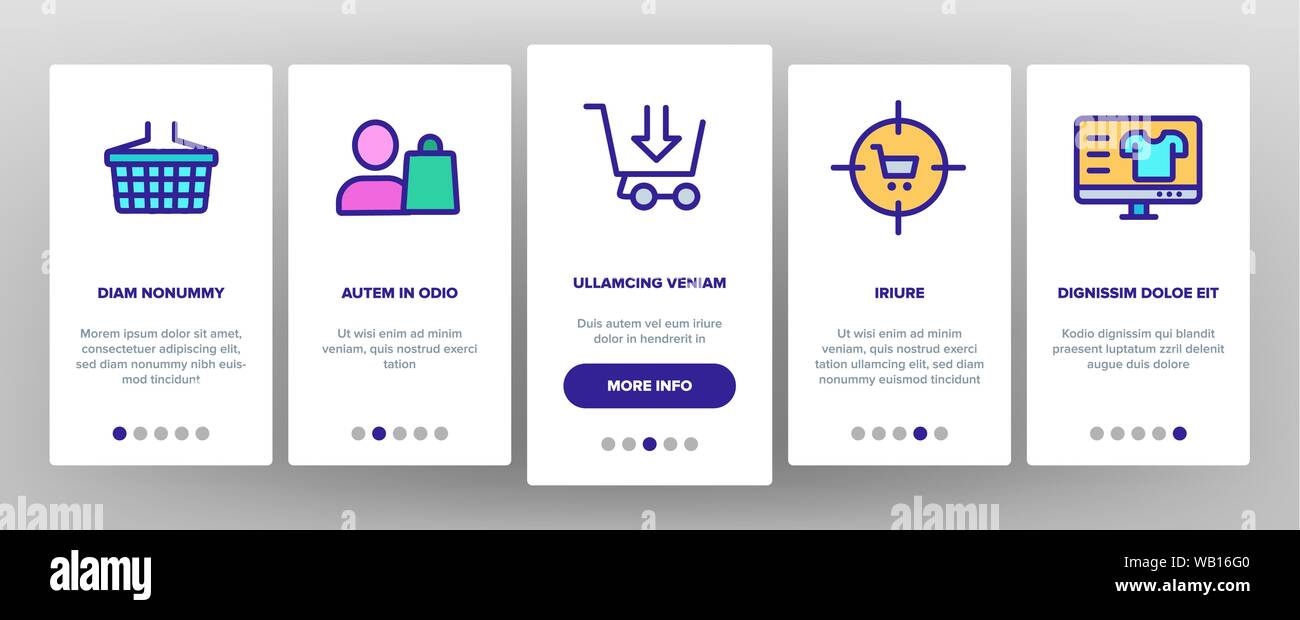 Buyer Elements Onboarding Vector Stock Vector Image & Art - Alamy