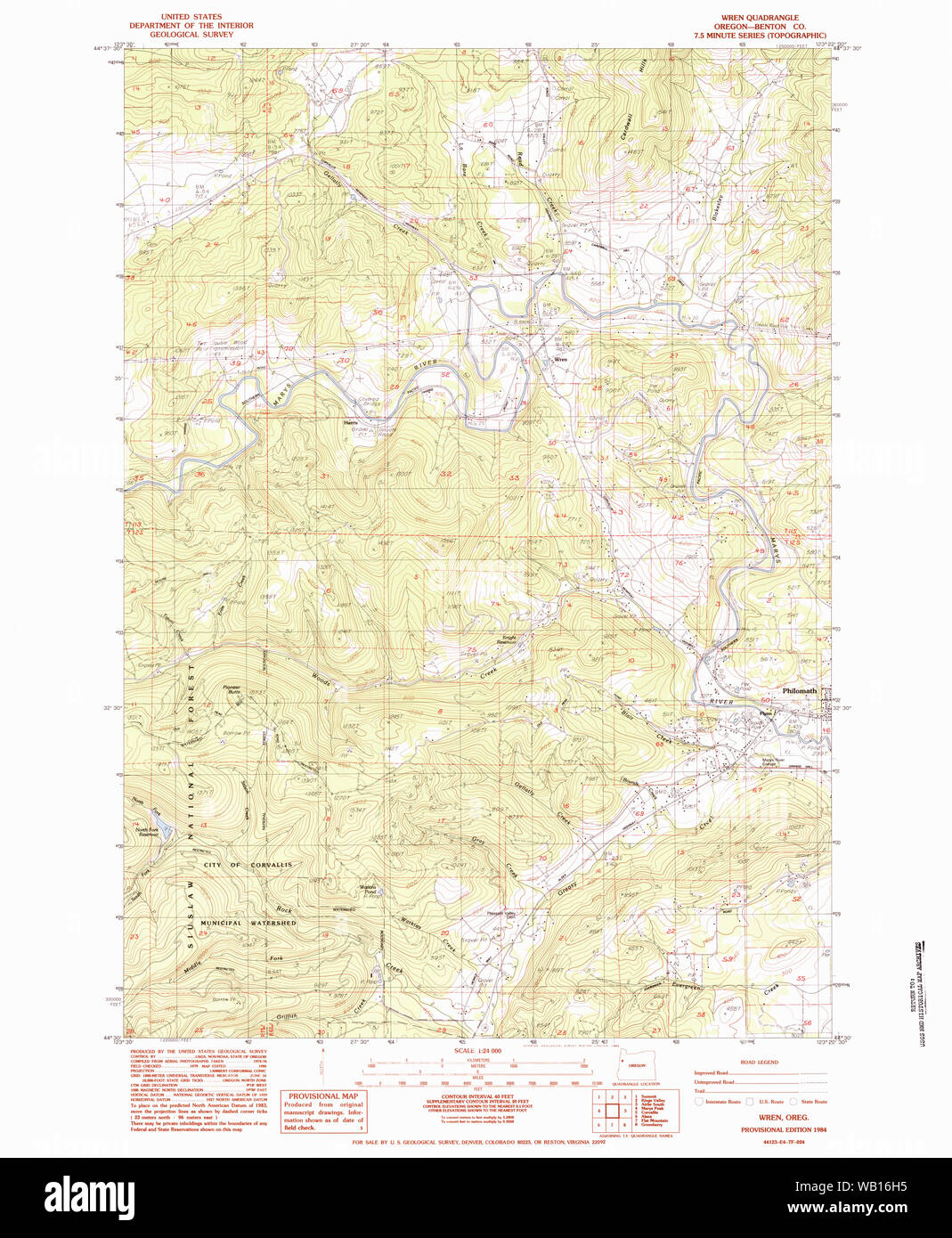 Map of wren hi-res stock photography and images - Alamy