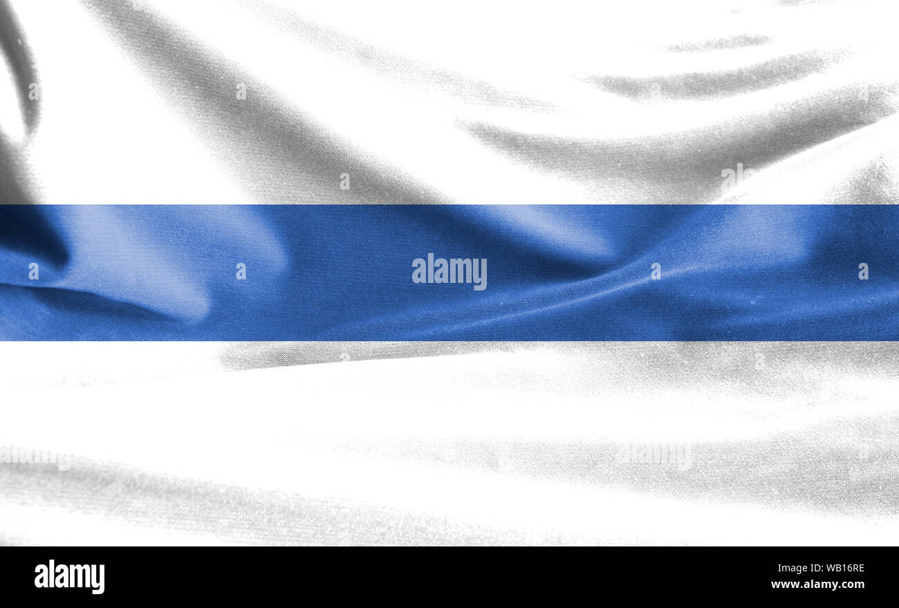 Realistic flag of Altai Republic on the wavy surface of fabric Stock ...