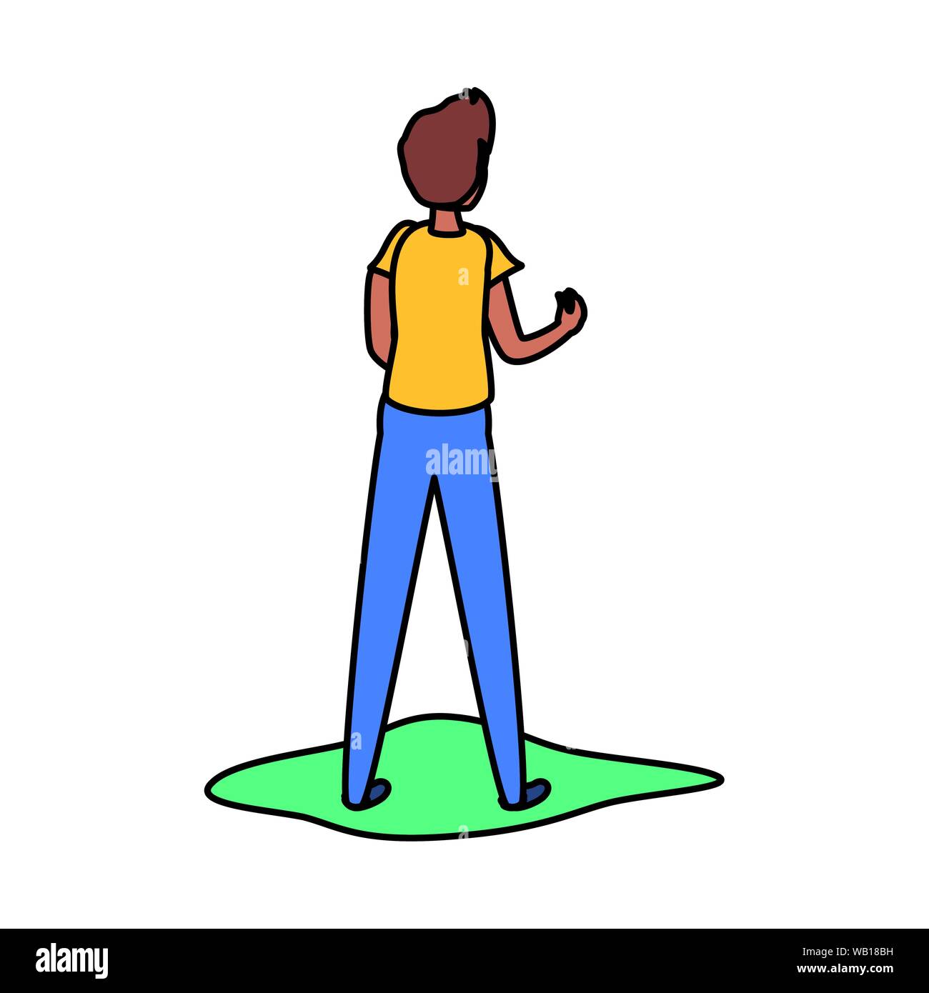 Avatar of a man design, Boy male person human and attractive theme ...