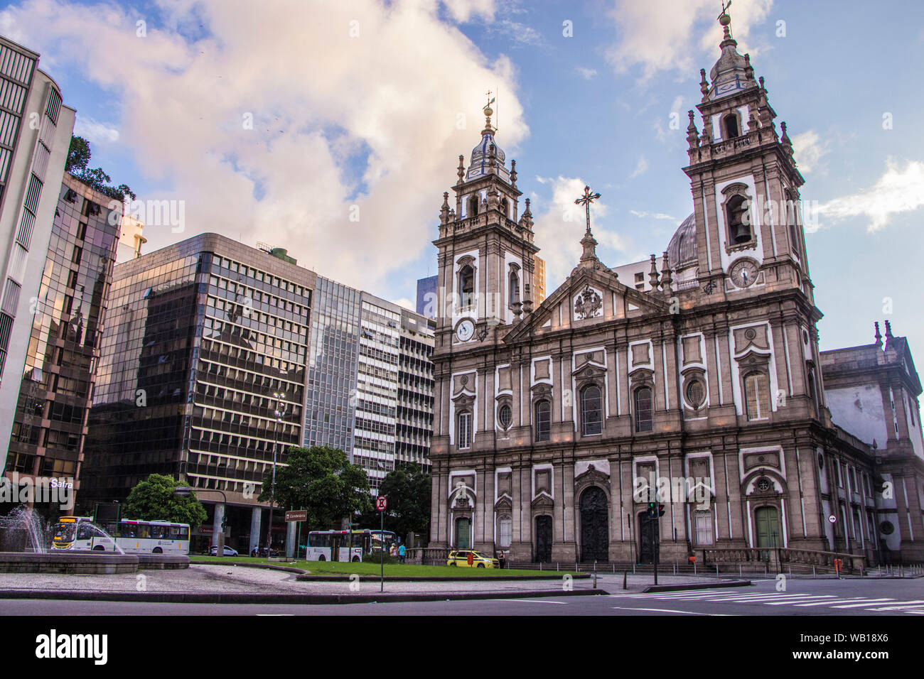 Church of the Candelaria, Rio de Janeiro, Brazil Stock Photo - Alamy