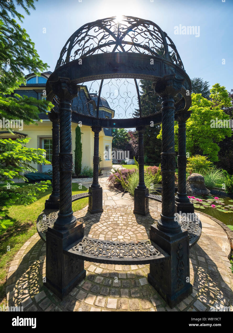 Germany, art nouveau villa, 1929, pavillon Stock Photo - Alamy