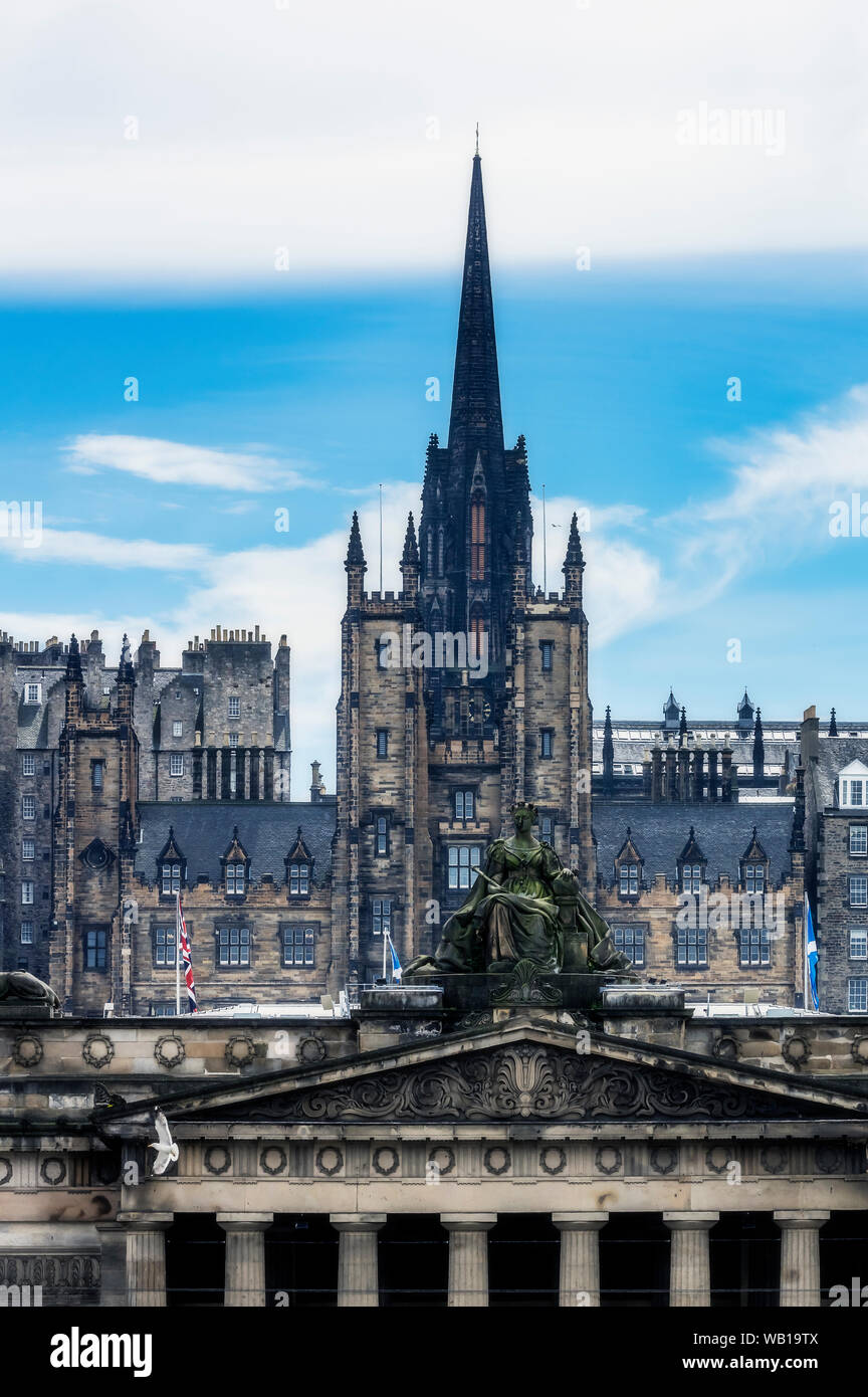 Edinburgh view scotland hi-res stock photography and images - Alamy