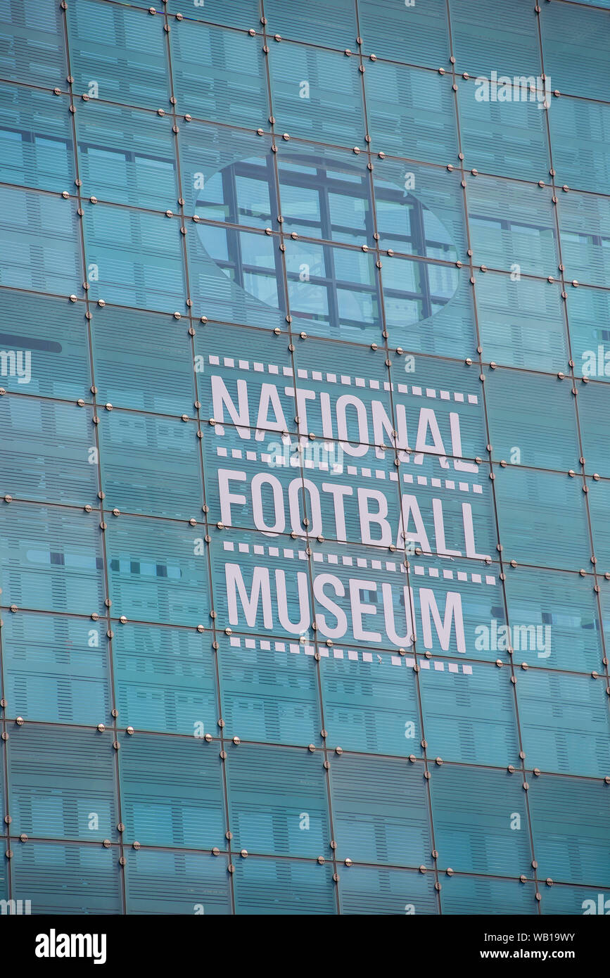 National Football Museum, Manchester, UK Stock Photo - Alamy