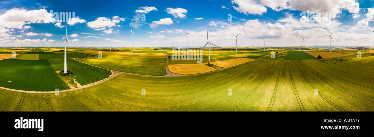 Wind turbine park panorama hi-res stock photography and images - Alamy