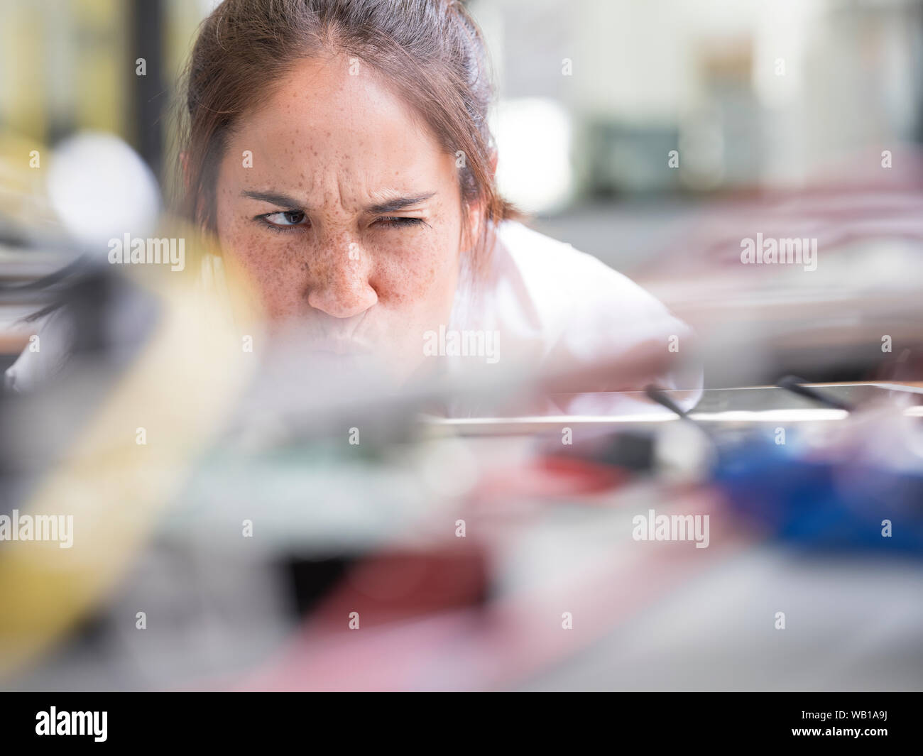Female working laboratory hi-res stock photography and images - Alamy