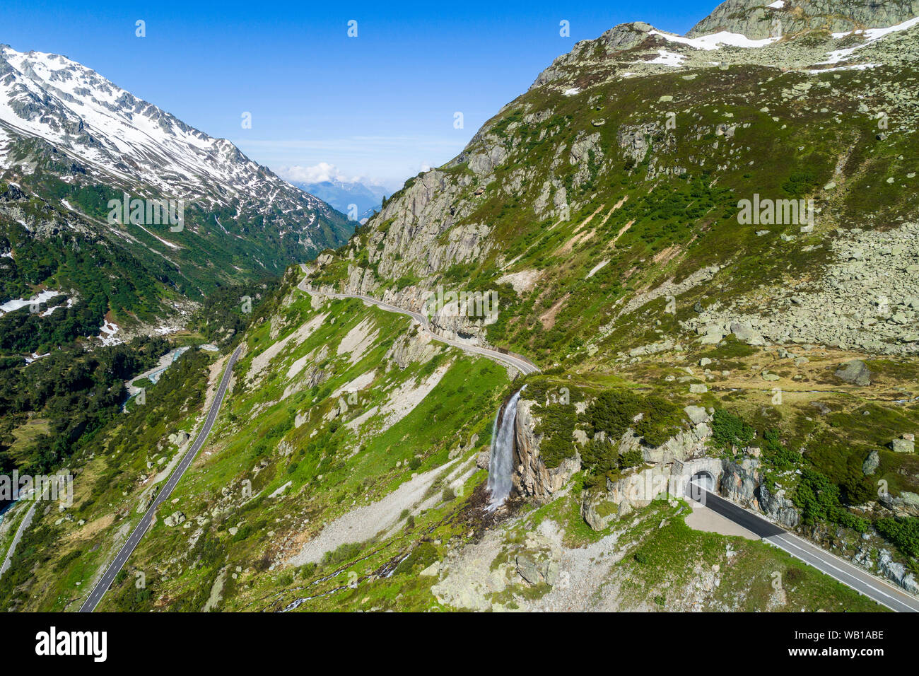 Elevated of susten pass hi-res stock photography and images - Alamy