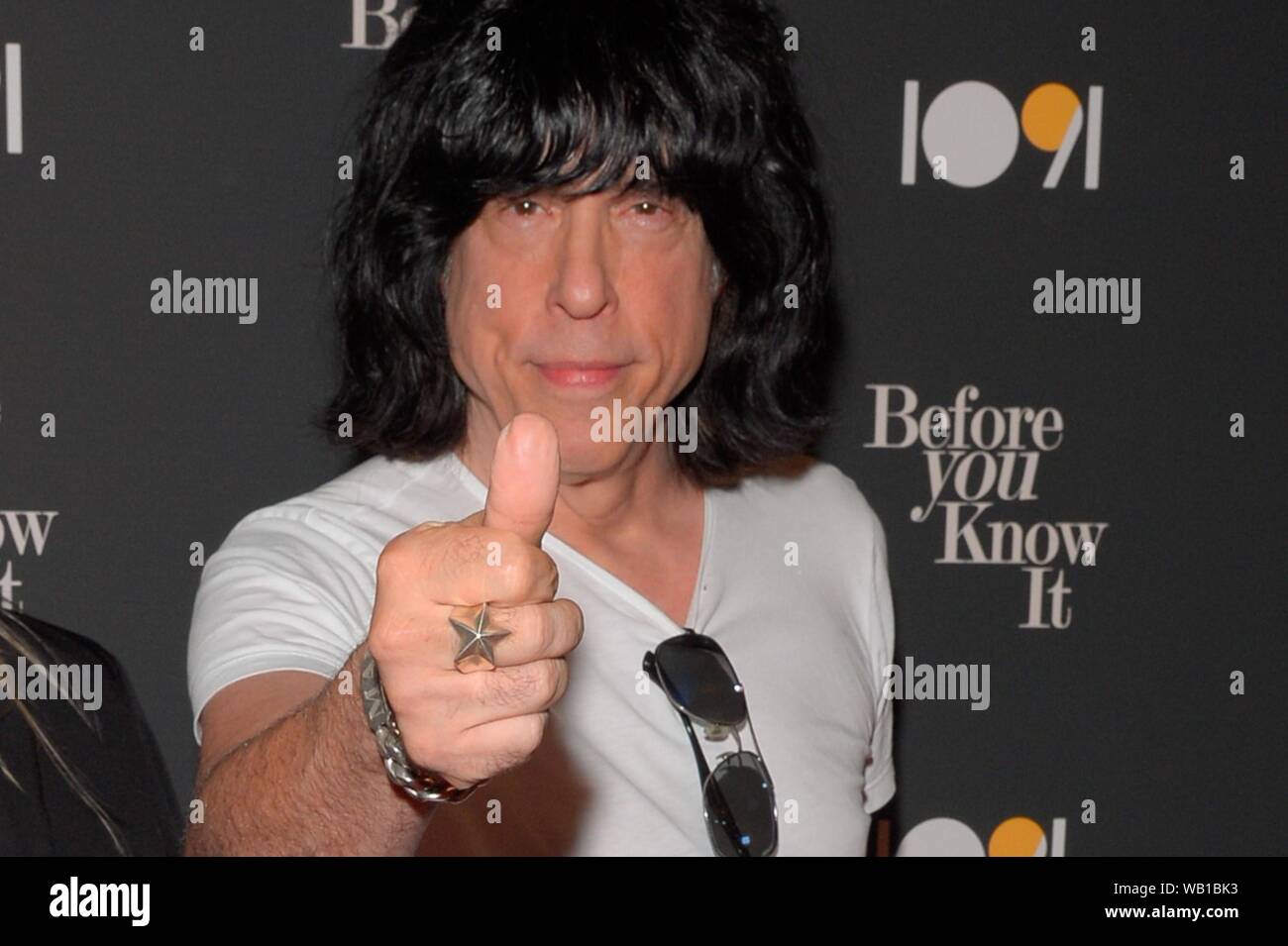 NEW YORK, NY - AUGUST 22: Musician Marky Ramone attends the "Before You ...