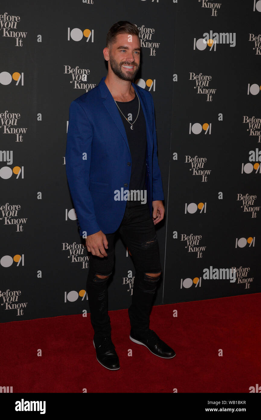 NEW YORK, NY - AUGUST 22: Model Ryan Craven attends the "Before You ...