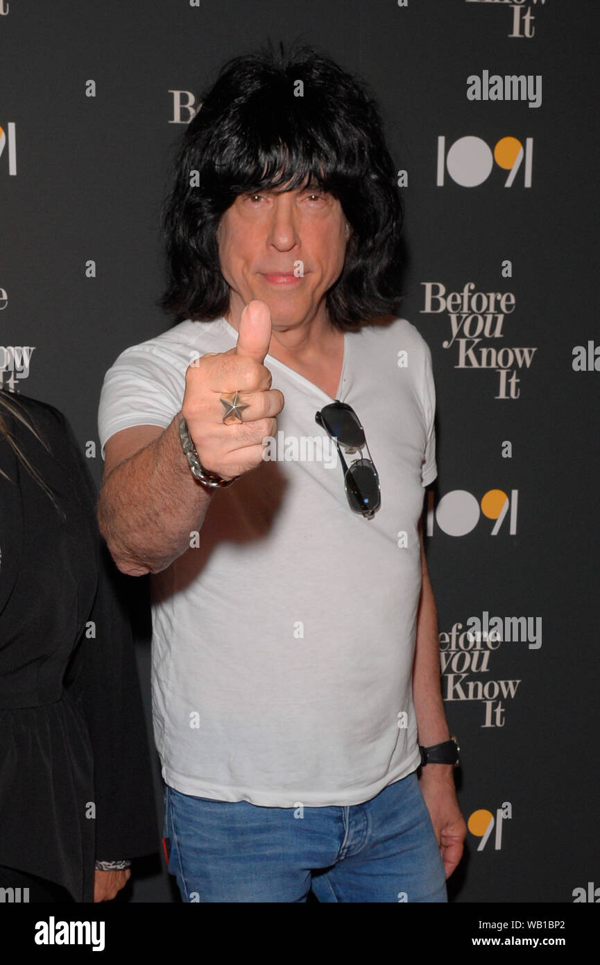 NEW YORK, NY - AUGUST 22: Musician Marky Ramone attends the "Before You ...