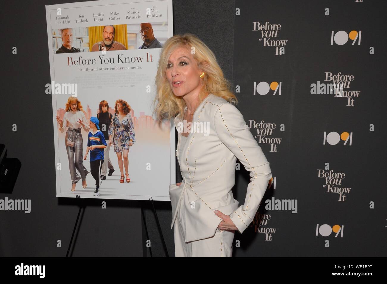 NEW YORK, NY - AUGUST 22: Actress Judith Light attends the "Before You ...