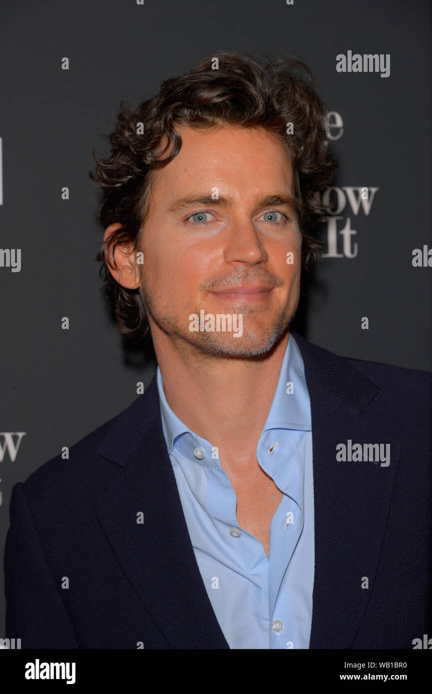NEW YORK, NY - AUGUST 22: Actor Matt Bomer attends the "Before You Know ...