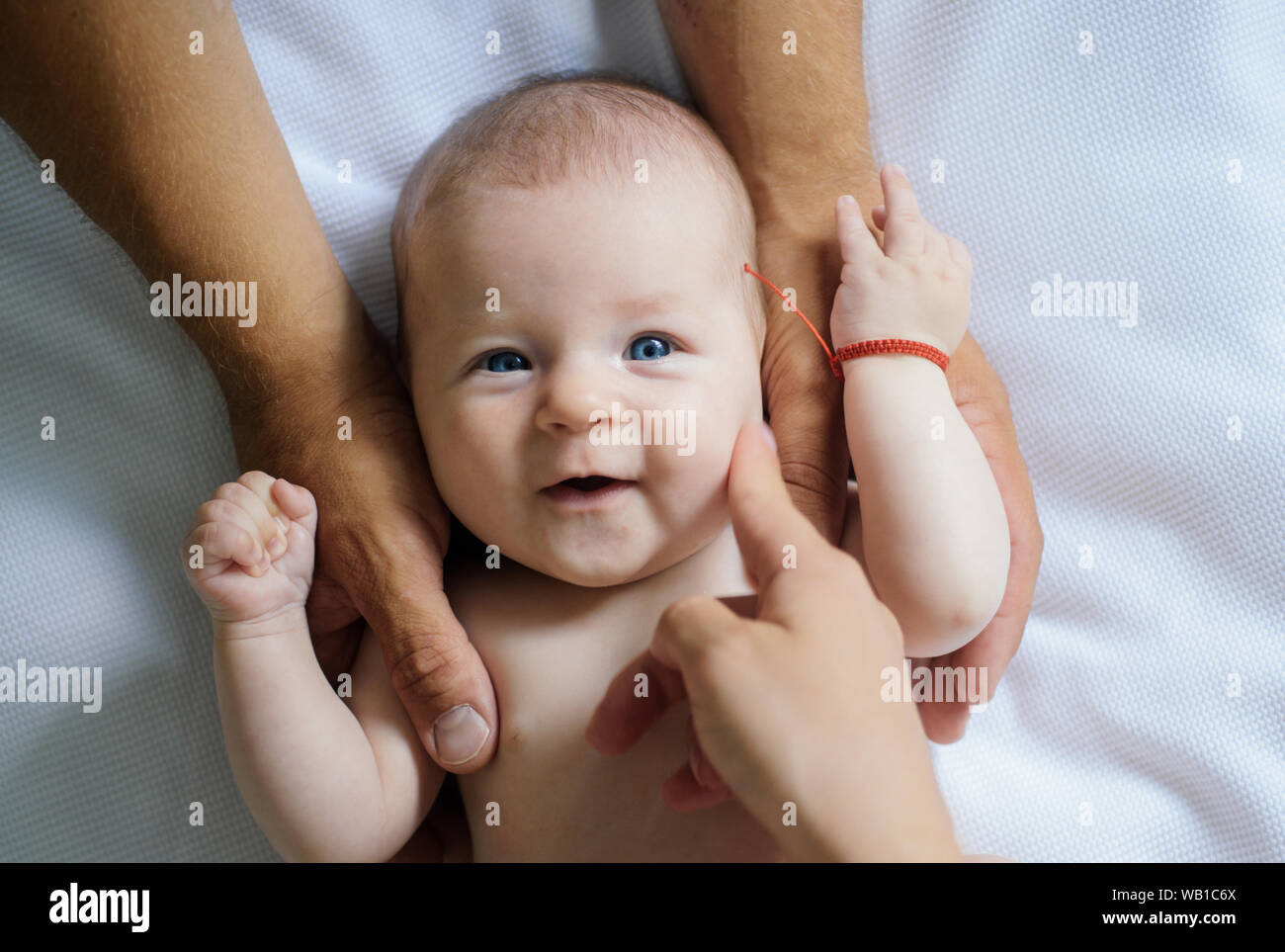 Loving care. Newborn care at birth. Newborn baby care. Having a baby is ...