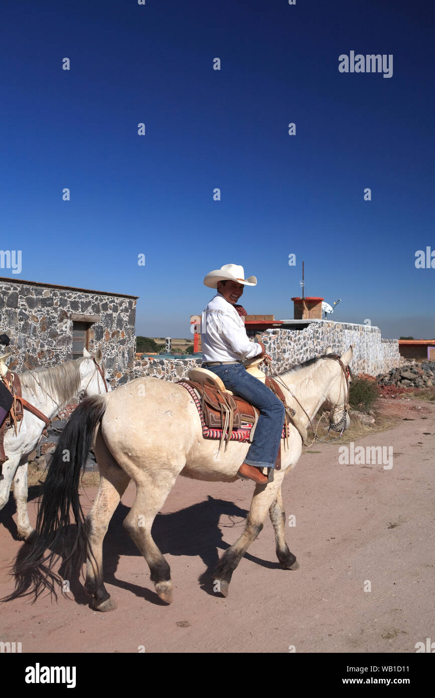 Wranglers at a Mexican ranch Stock Photo - Alamy