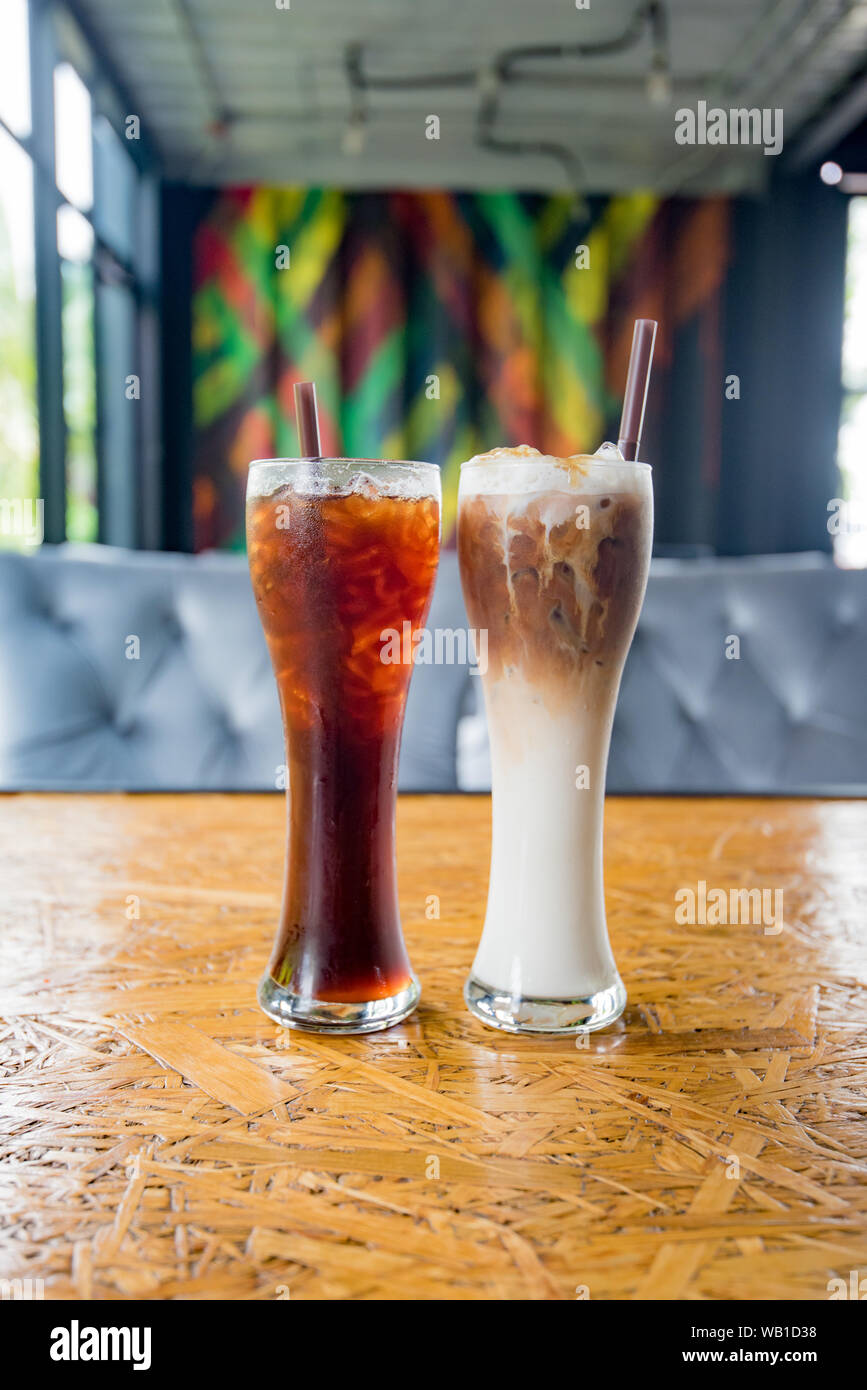 Cafe ice coffee hi-res stock photography and images - Alamy