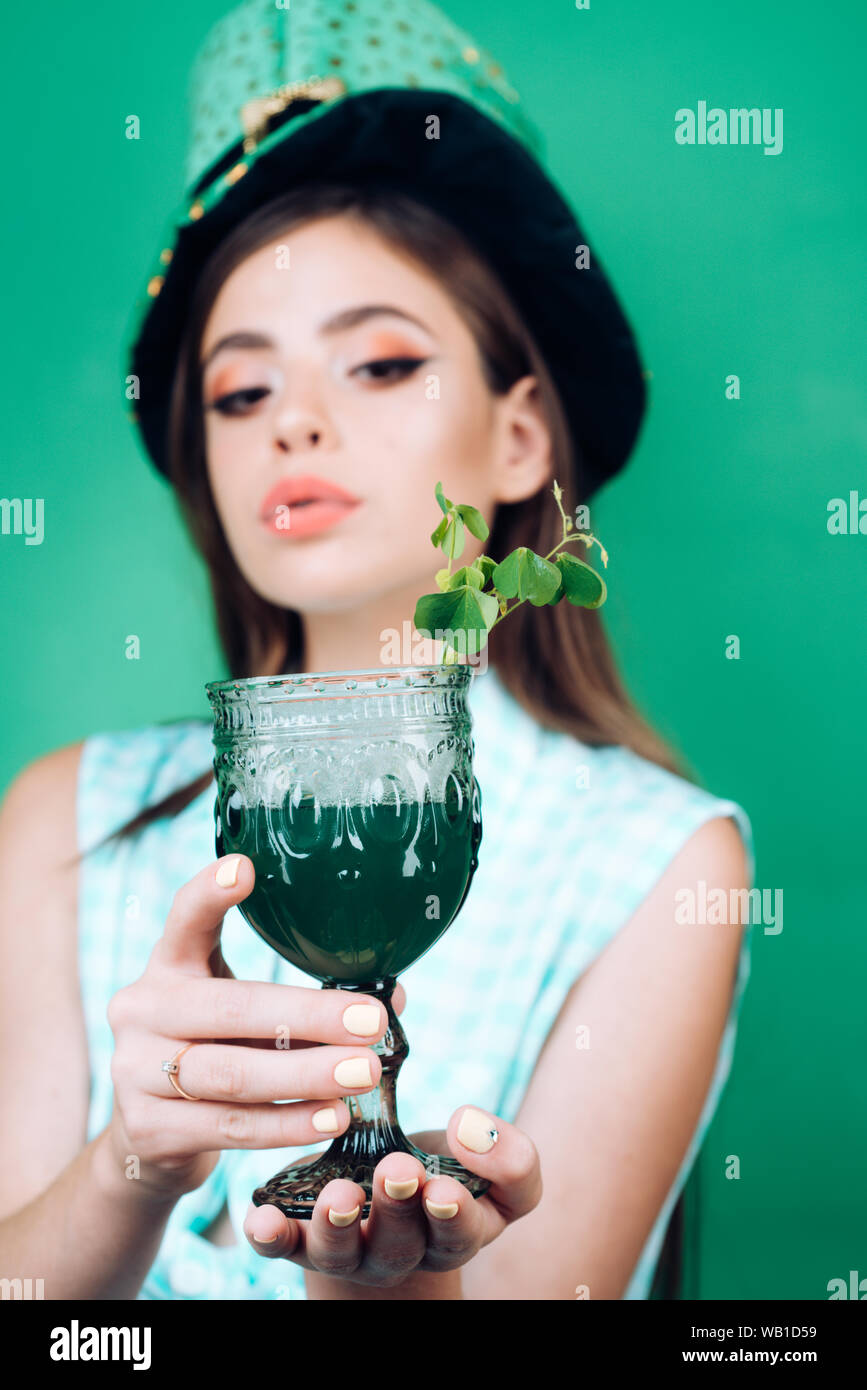 pin up woman with trendy makeup. pinup girl with fashion hair. retro ...