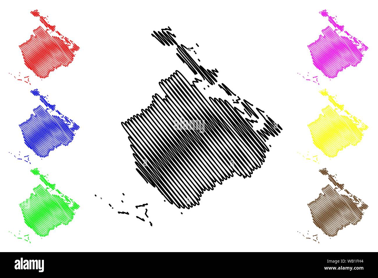 Camaguey Province (Republic of Cuba, Provinces of Cuba) map vector ...