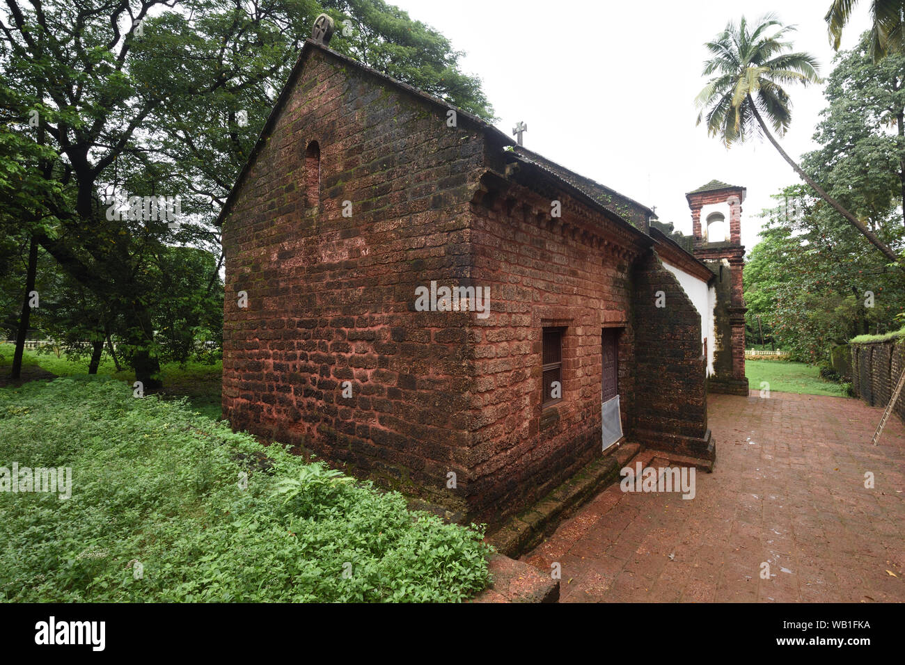 The Chapel of St. Catherine at ASI complex. Old Goa, India Stock Photo ...