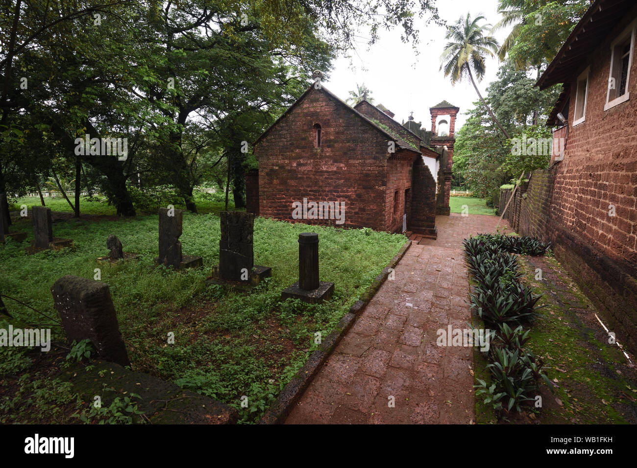 The Chapel of St. Catherine at ASI complex. Old Goa, India Stock Photo ...