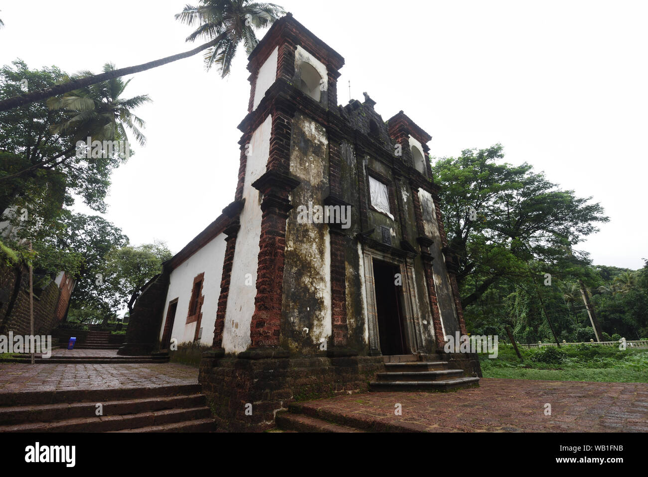 The Chapel of St. Catherine at ASI complex. Old Goa, India Stock Photo ...