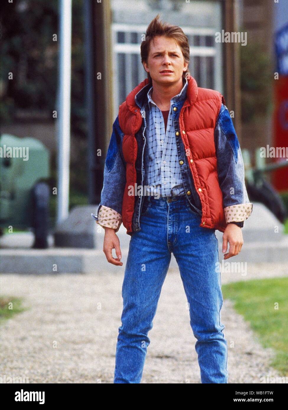 MICHAEL J. FOX in BACK TO THE FUTURE (1985), directed by ROBERT ...