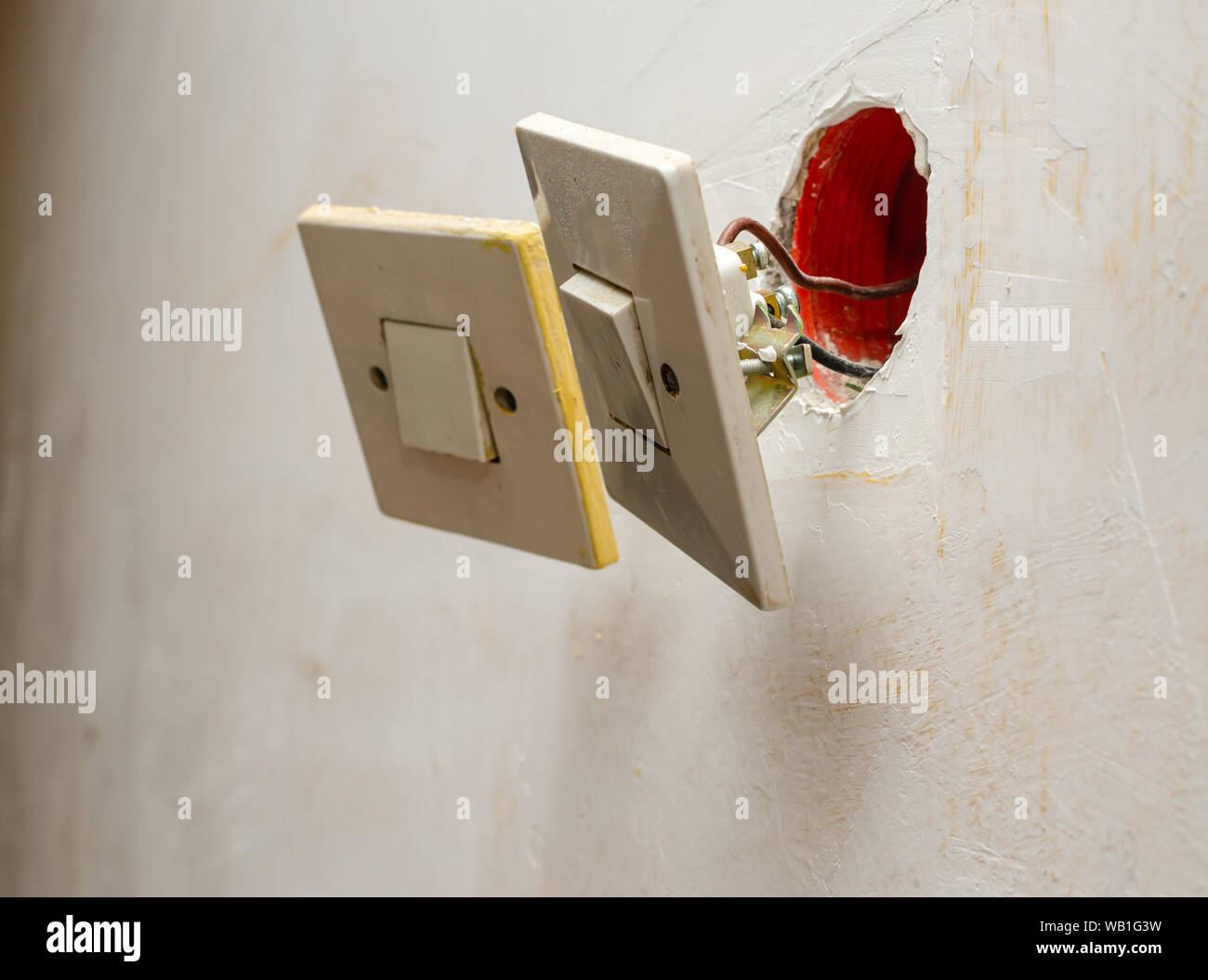 Wall mounted switches hi-res stock photography and images - Alamy