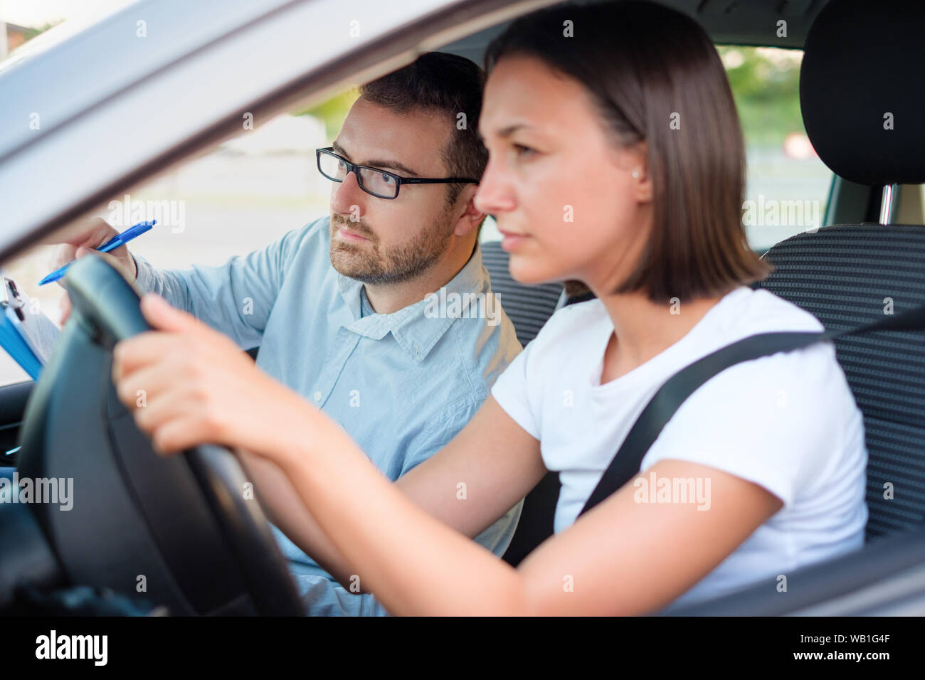 Driving test hi-res stock photography and images - Alamy