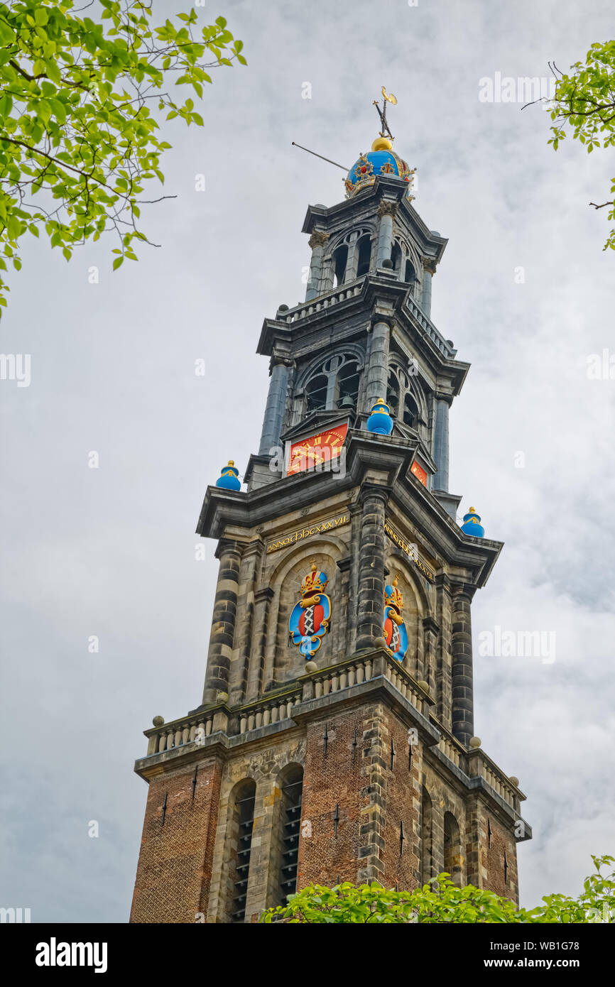 Amsterdam Clock Tower High Resolution Stock Photography and Images - Alamy