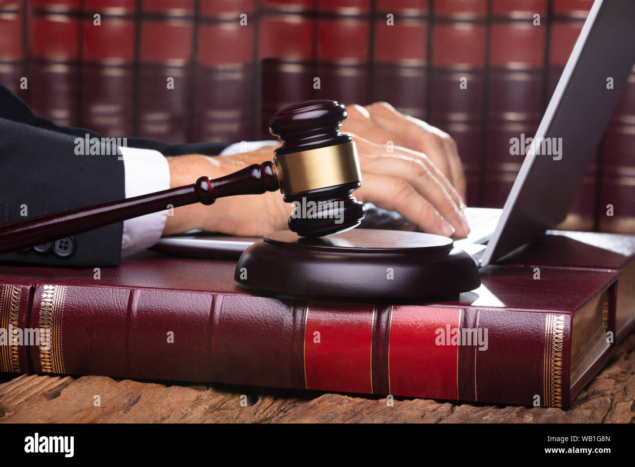 Attorney typing hi-res stock photography and images - Alamy
