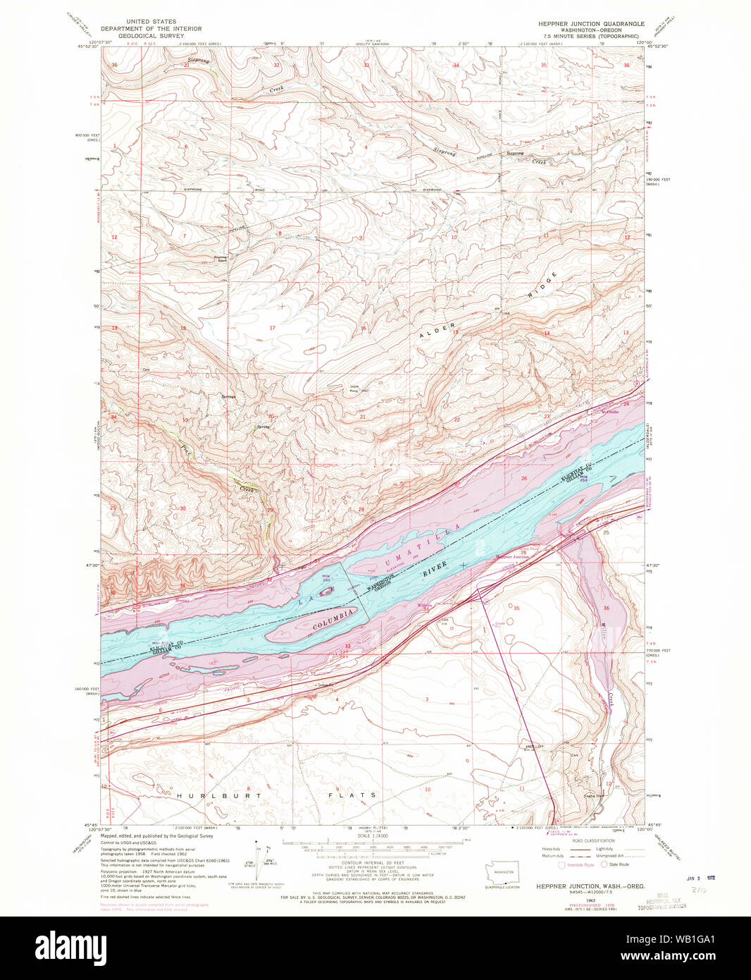 Heppner map hi-res stock photography and images - Alamy
