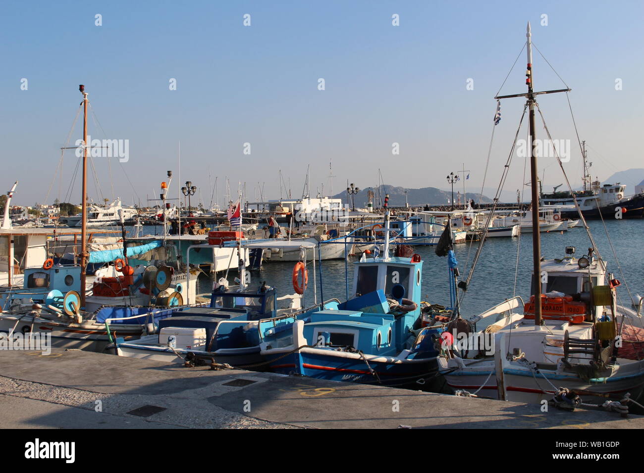 Harbor on aegina island greece hi-res stock photography and images - Alamy