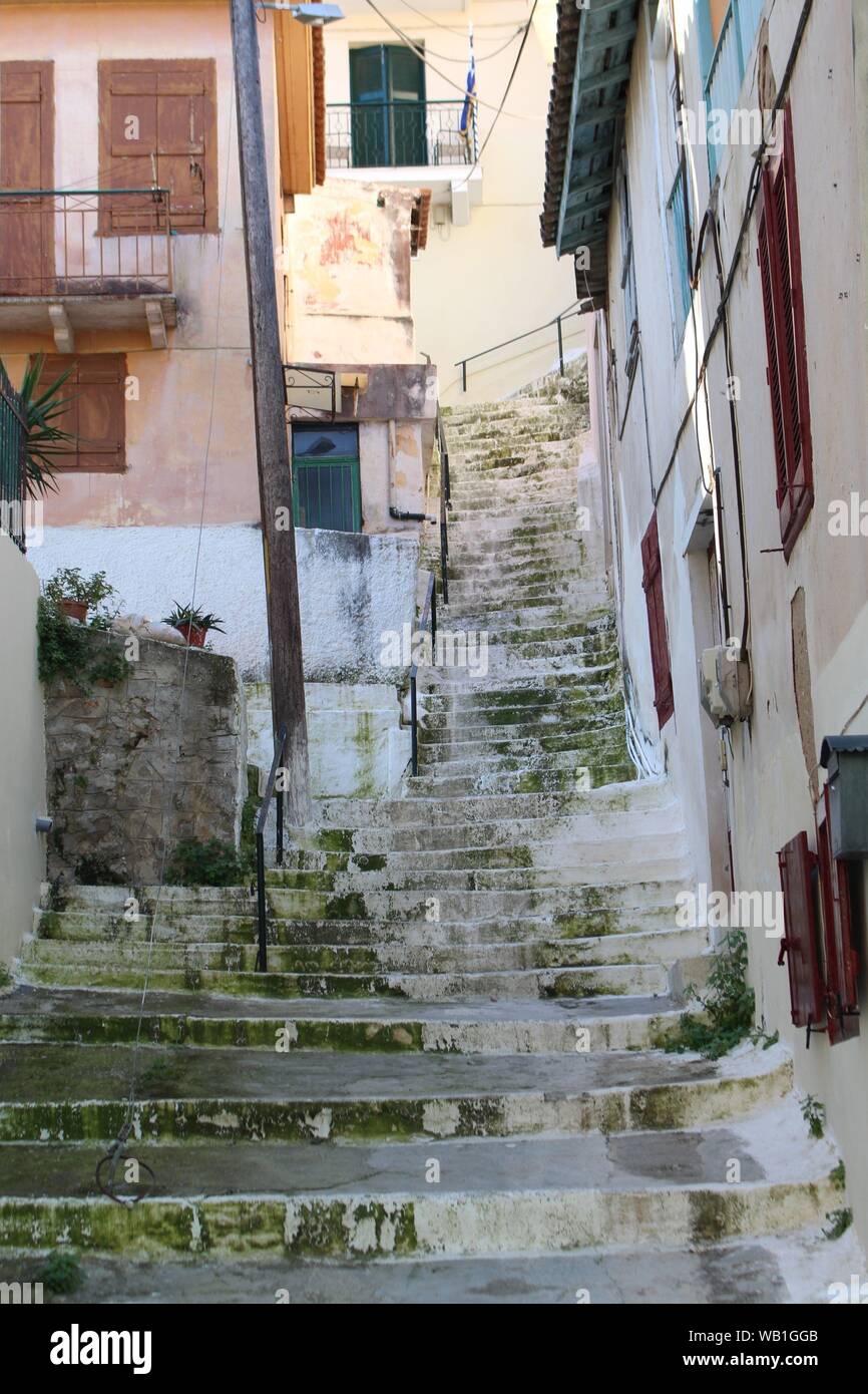 Steps in greece hi-res stock photography and images - Alamy