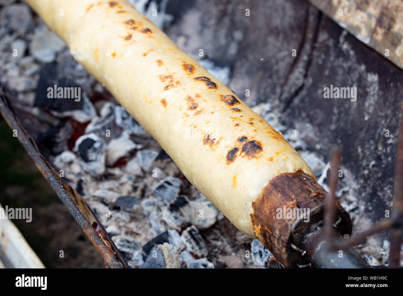 Preparation of CHOCHOCA - tpical food of Chiloe island, Chile ...