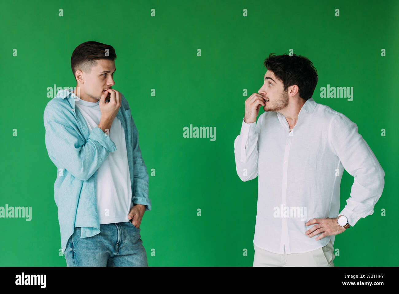 Biting Fingers High Resolution Stock Photography and Images - Alamy