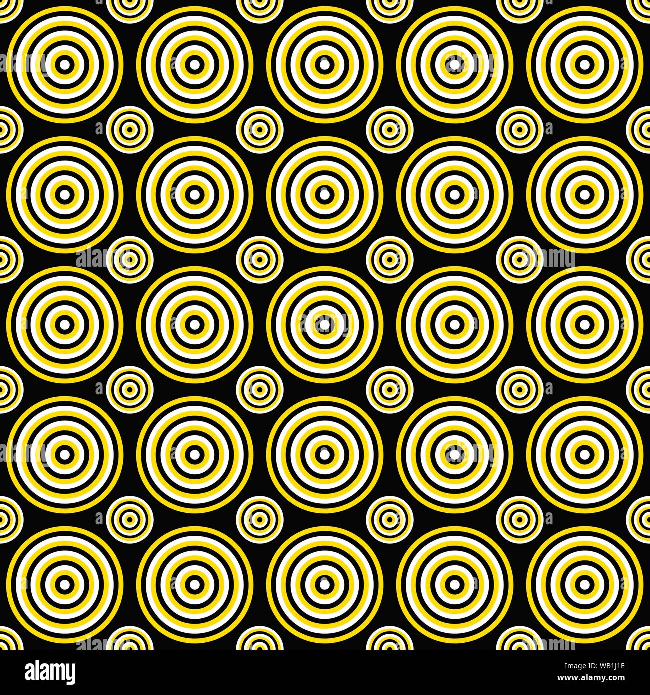 Abstract seamless concentric circle pattern background - vector ...