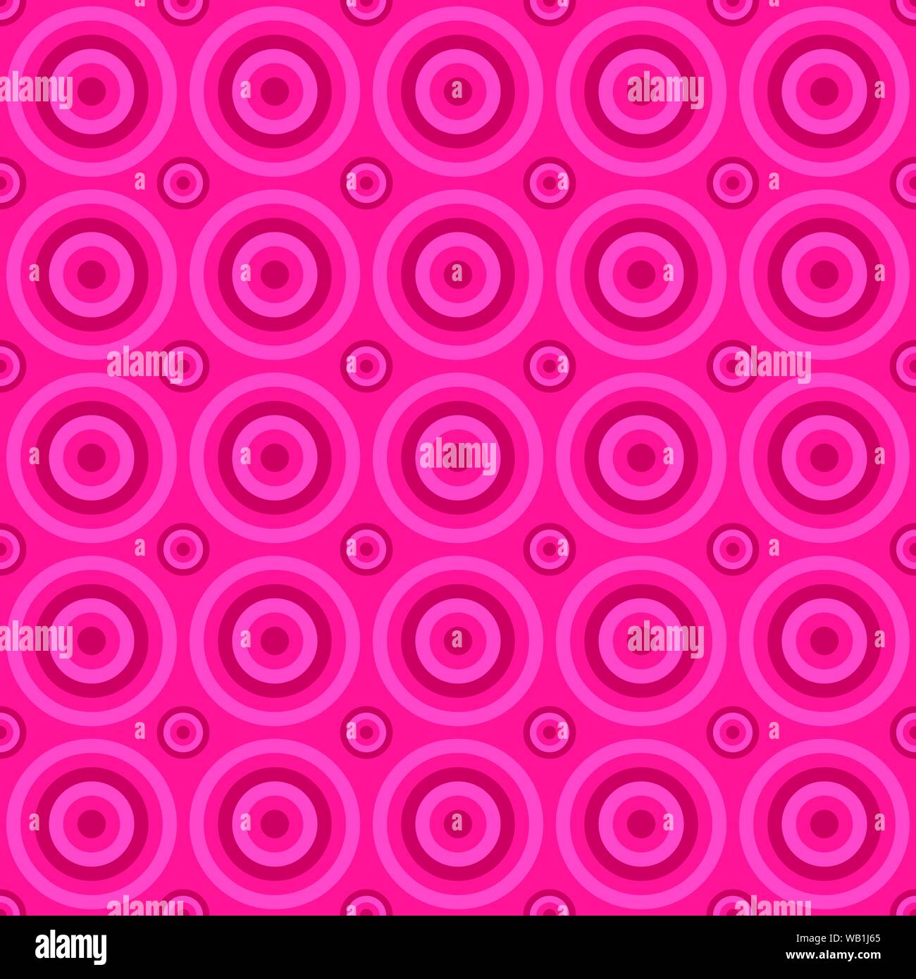 Simple Repeating Pattern Vector Circle Design Background Stock Vector