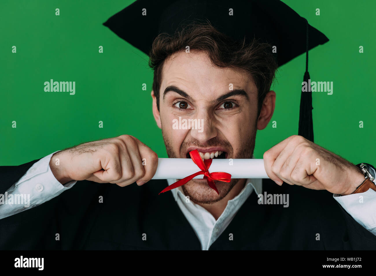 Angry student hi-res stock photography and images - Alamy