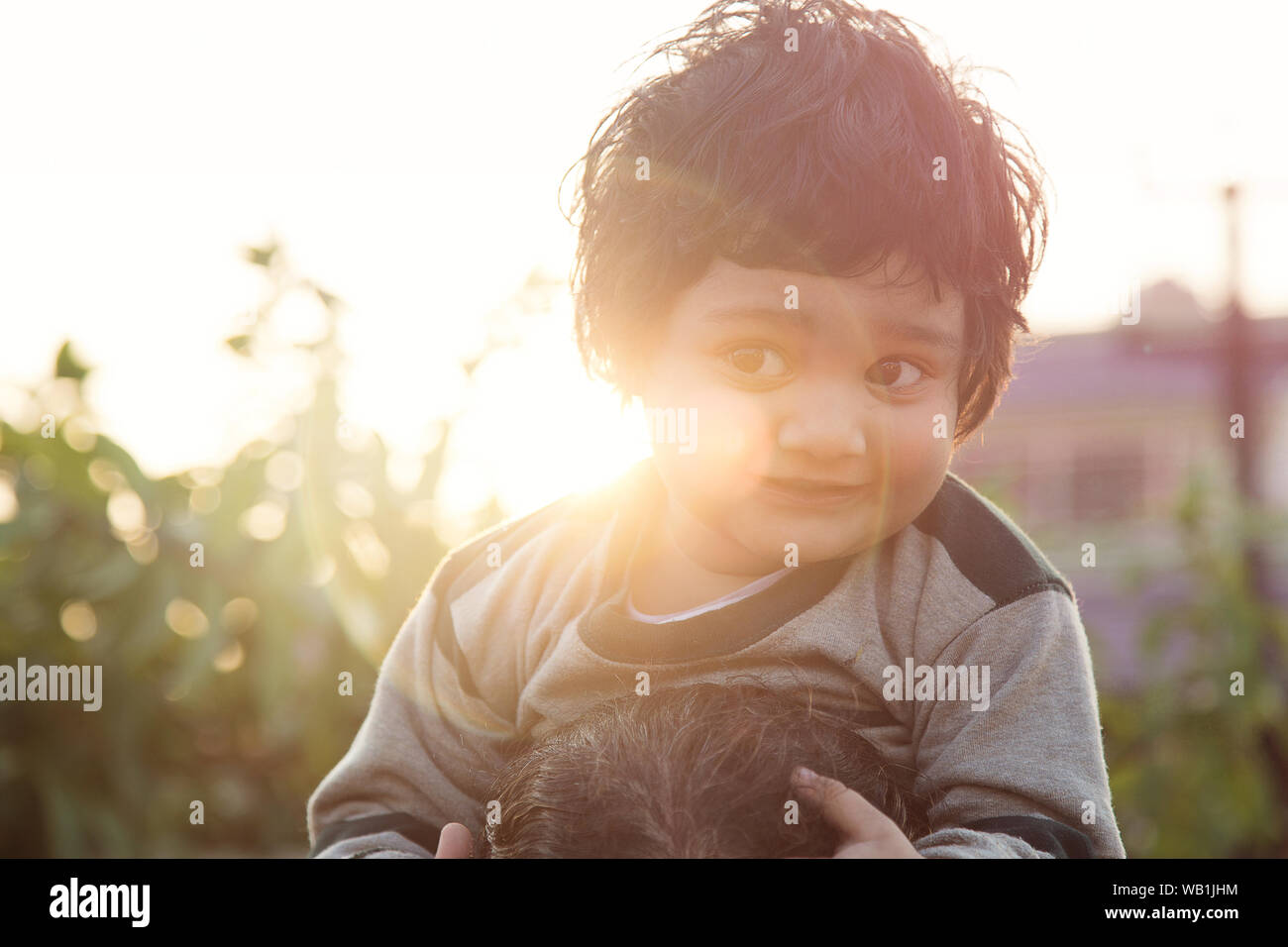 Close up of Crying Indian baby girl Stock Photo - Alamy