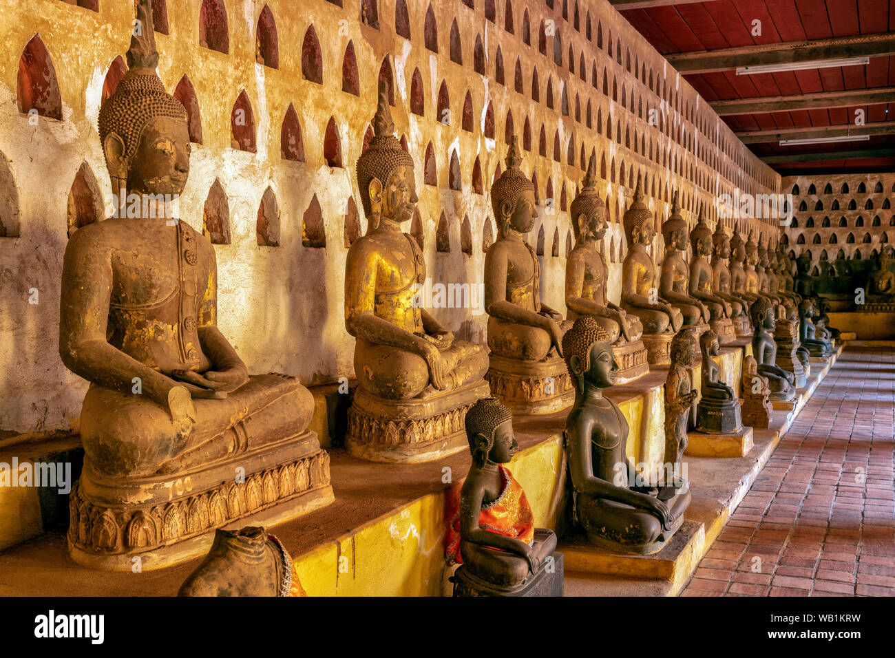 Asia, Southeast Asia, Laos, Vientiane, Vat Sisaket Buddhas, 30078205 ...