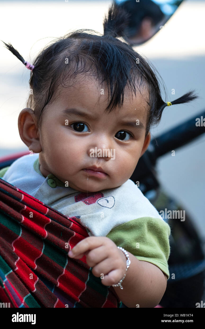 Asia, Asien, Southeast Asia, Laos, local baby, 30078217 Stock Photo - Alamy