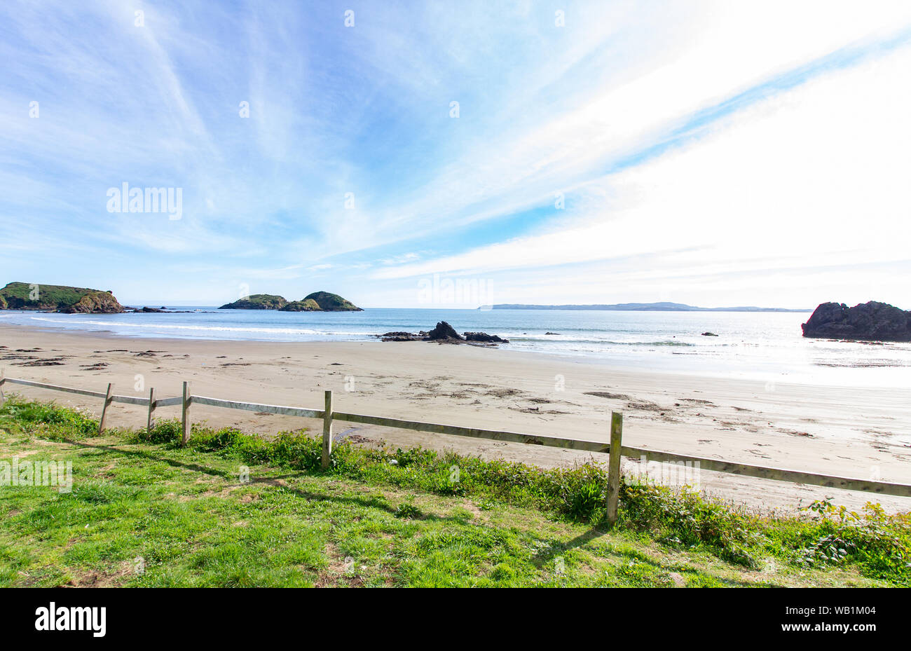 Chilean Chiloe Island Coast Landscape. Pacific coast landscape Stock ...