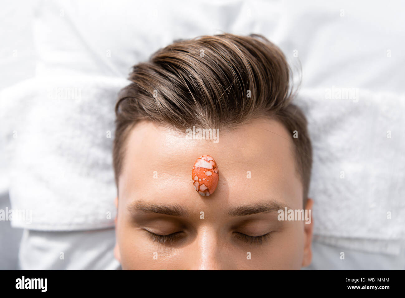 Crystal therapy man hi-res stock photography and images - Alamy