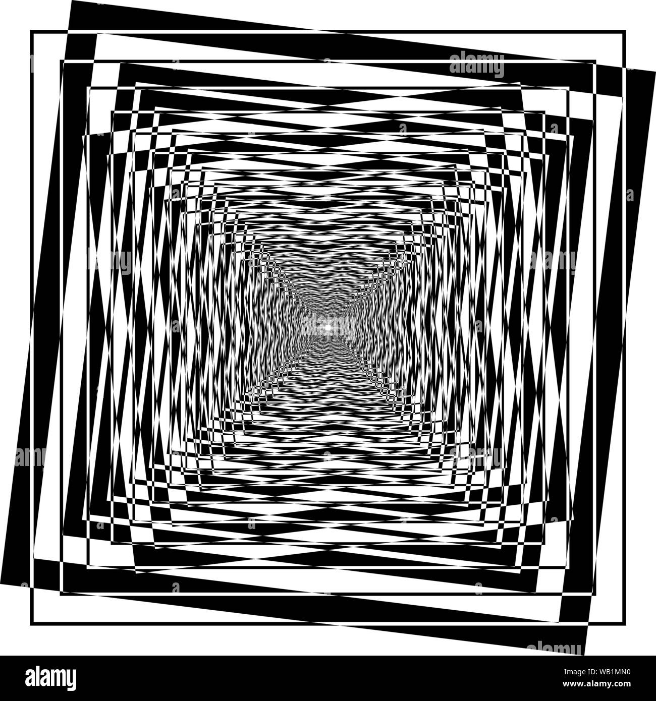 Square plaid frame on frame illusion arabesque satelite inspired ...