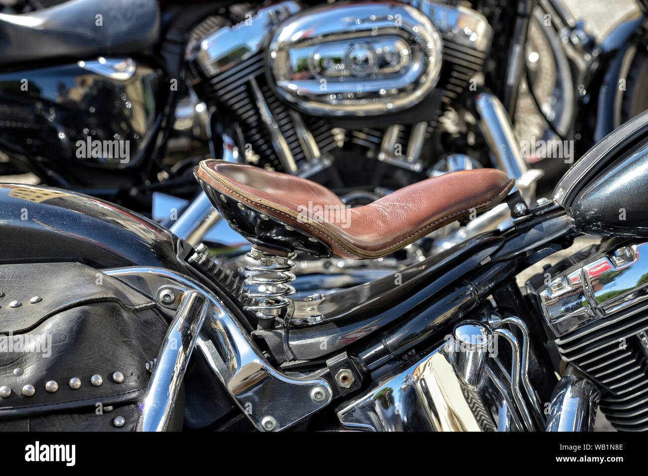 Close-up of the motorcycle engine block Stock Photo - Alamy