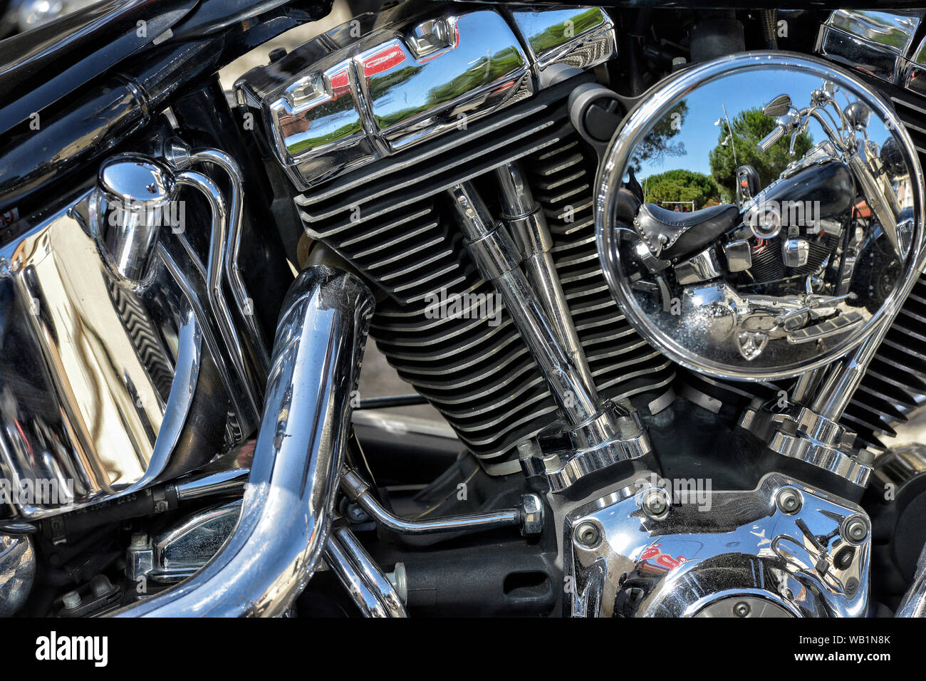 Motor cycle cylinder block hi-res stock photography and images - Alamy