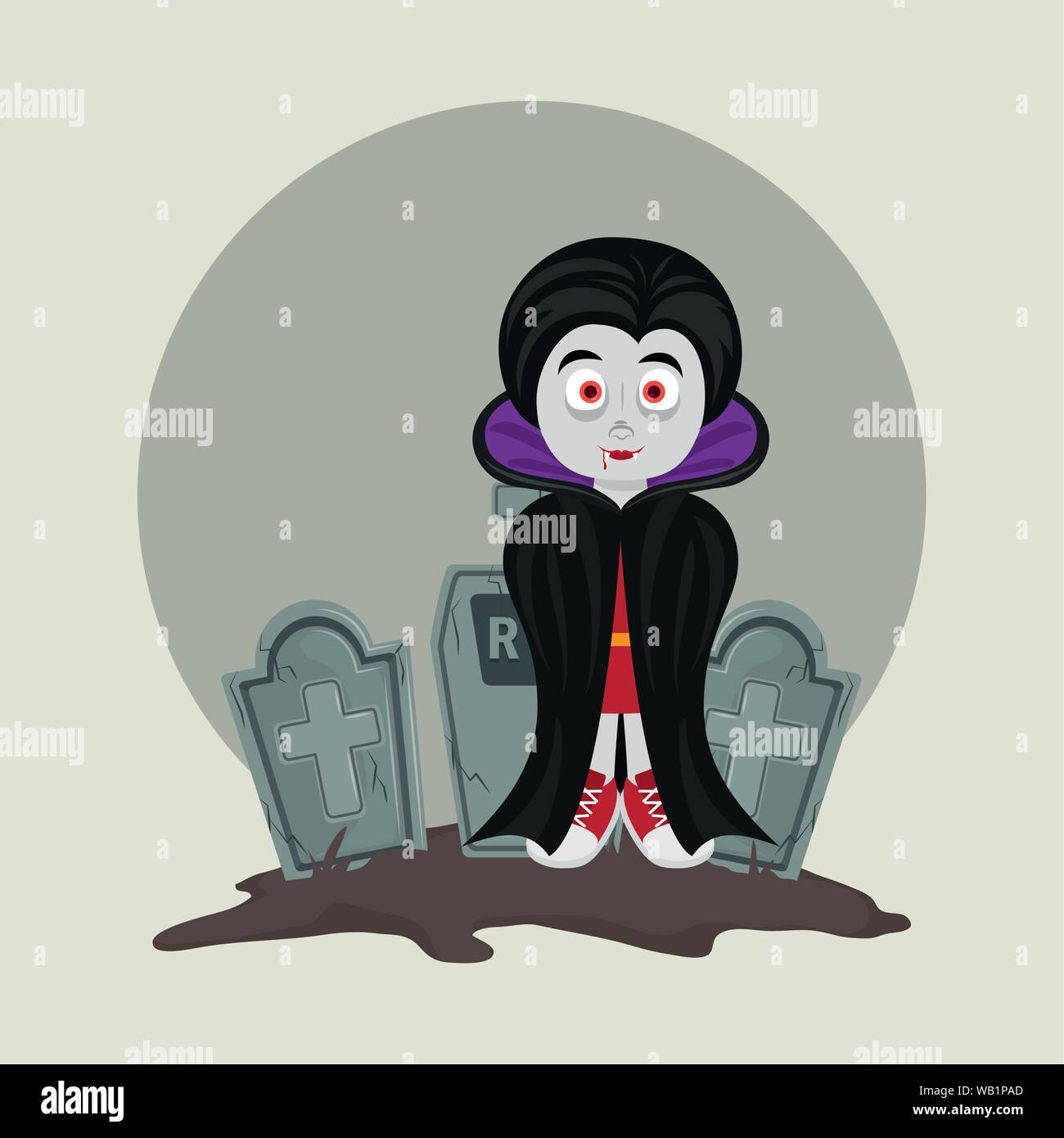 happy halloween scary night cartoon Stock Vector Image & Art - Alamy